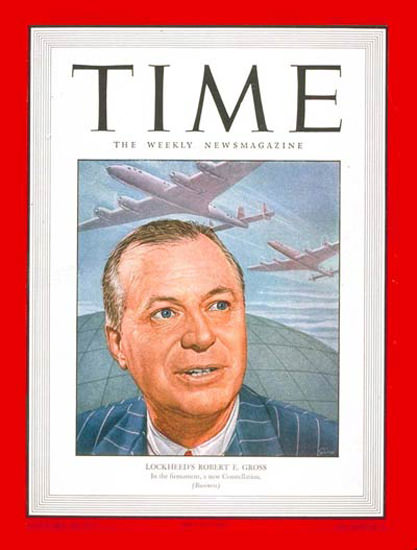 1946-01 Robert E Gross Copyright Time Magazine | Mad Men Art | Vintage ...