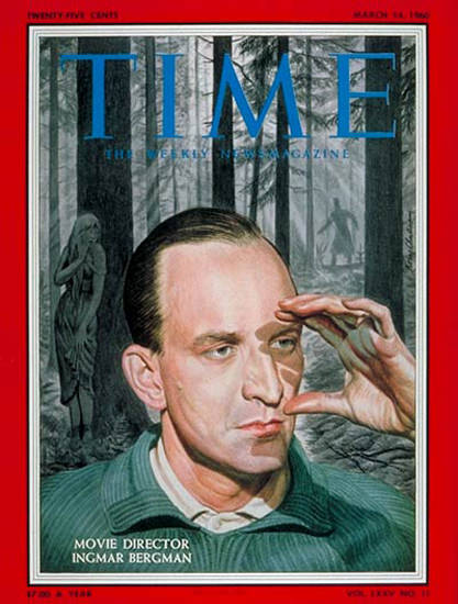 1960 03 Ingmar Bergman Copyright Time Magazine Mad Men Art Vintage