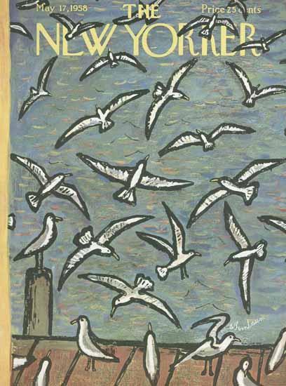 Abe Birnbaum The New Yorker 1958_05_17 Copyright | Mad Men Art ...