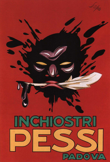 Inchiostri Pessi Padova Italy Italia | Mad Men Art | Vintage Ad Art ...