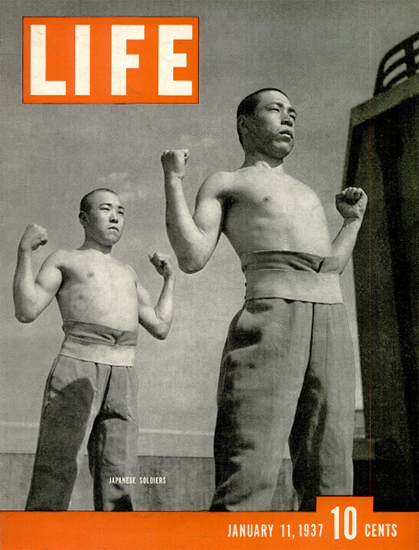 Japanese Soldiers 11 Jan 1937 Copyright Life Magazine | Mad Men Art ...