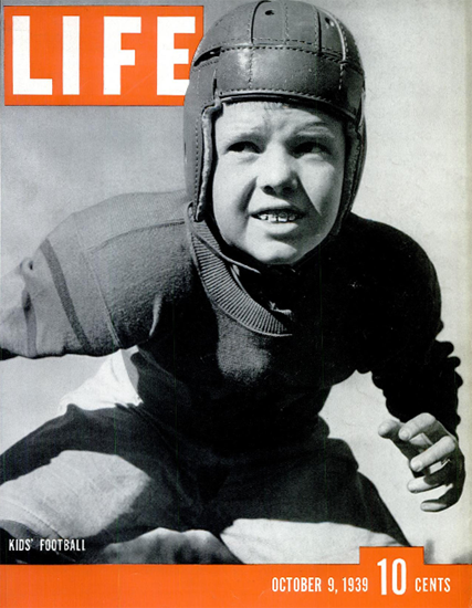 Kids Football 9 Oct 1939 Copyright Life Magazine | Mad Men Art ...
