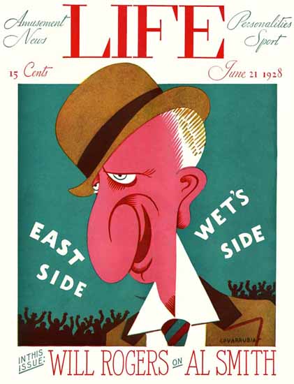 Miguel Covarrubias Life Humor Magazine 1928 06 21 Copyright Mad Men