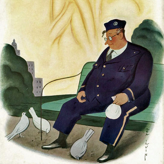 Rea Irvin The New Yorker 1937_09_18 Copyright crop | Mad Men Art ...